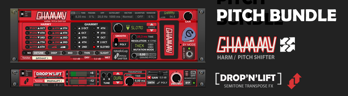 Turn2on Pitch Bundle | Pitch / Transpose kit | Shop | Reason Studios