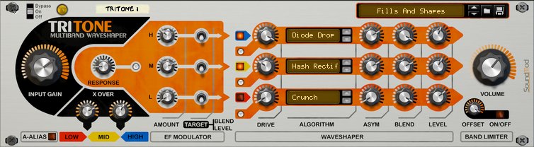 SM Tritone Multiband Waveshaper | Multiband Waveshaper | Shop | Reason Studios