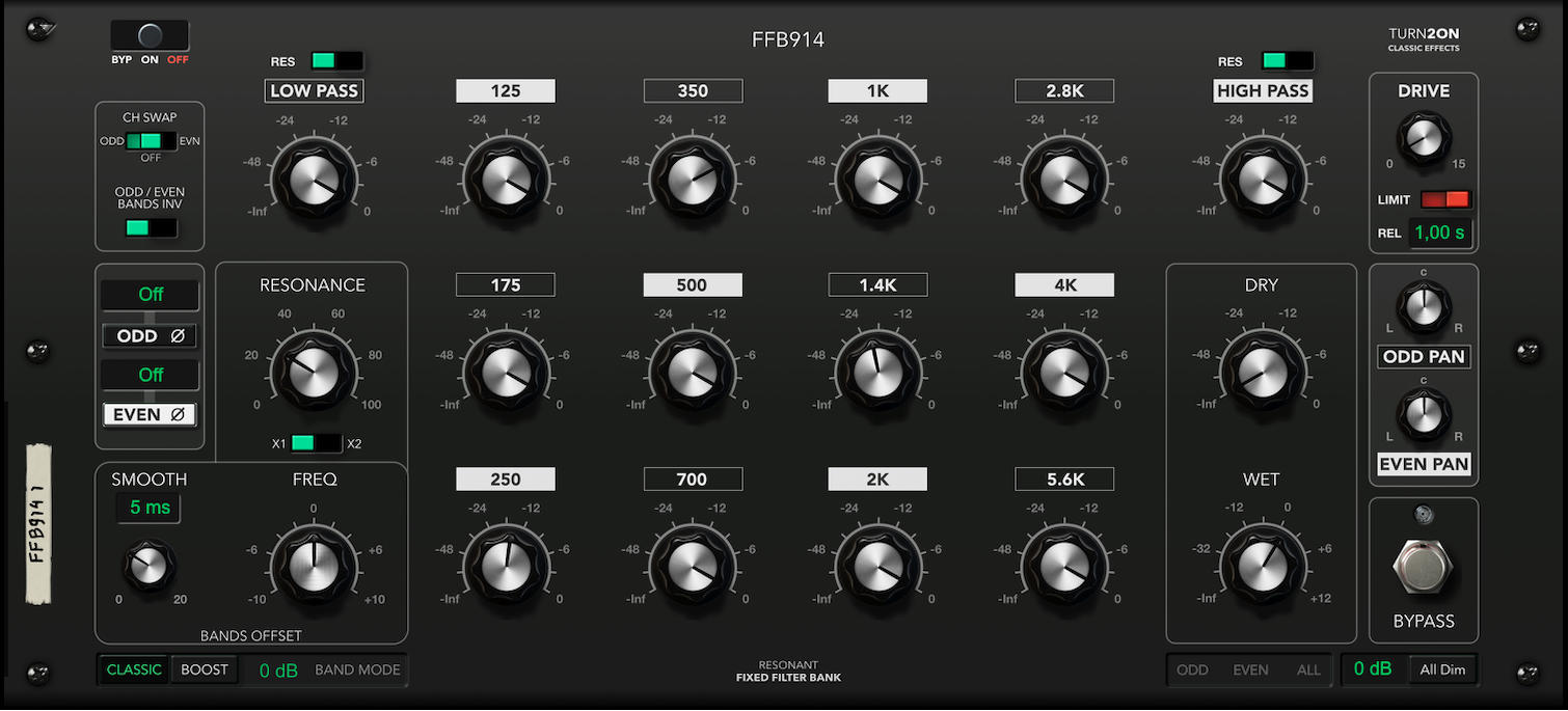 FFB914 Resonant Fixed Filter Bank | Resonant Fixed Filter | Shop ...