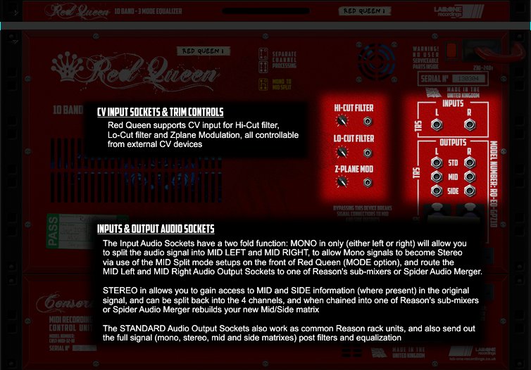 Red Queen 10 Band 3 Mode Equalizer | Mastering EQ | Shop | Reason Studios