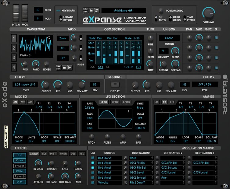 Expanse Hyperwave Synthesizer | Wavetable Synthesizer | Shop | Reason ...