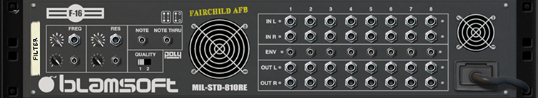 F-16 Analog Filter | Analog Filter | Shop | Reason Studios