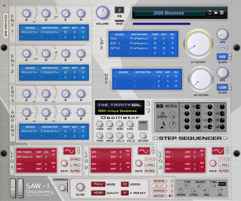 SAW-1 Discovery SawWave Synth | SAW-1 Discovery Synth | Shop | Reason ...