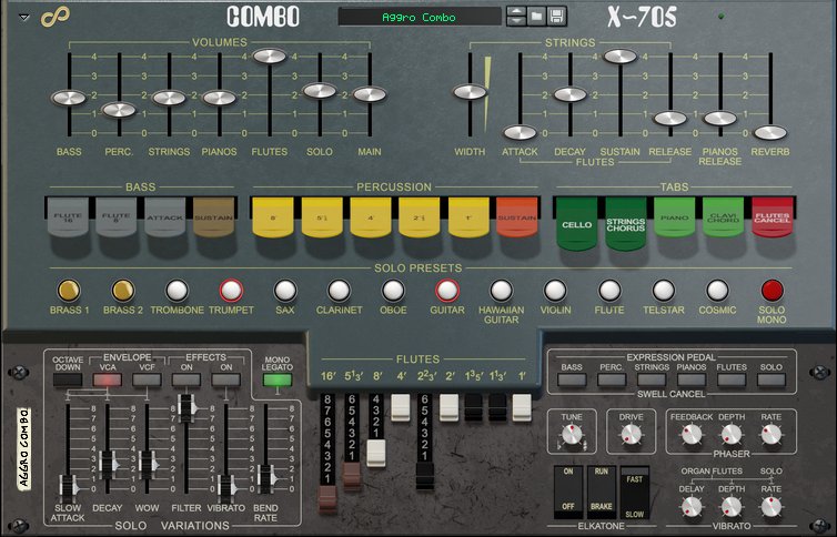 Combo X-705 Space Organ | Organ/Synth Hybrid | Shop | Reason Studios