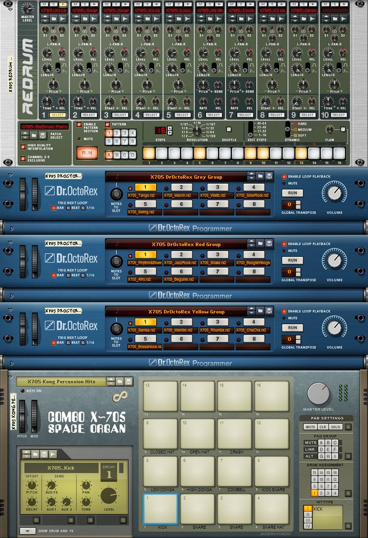 Combo X-705 Space Organ | Organ/Synth Hybrid | Shop | Reason Studios