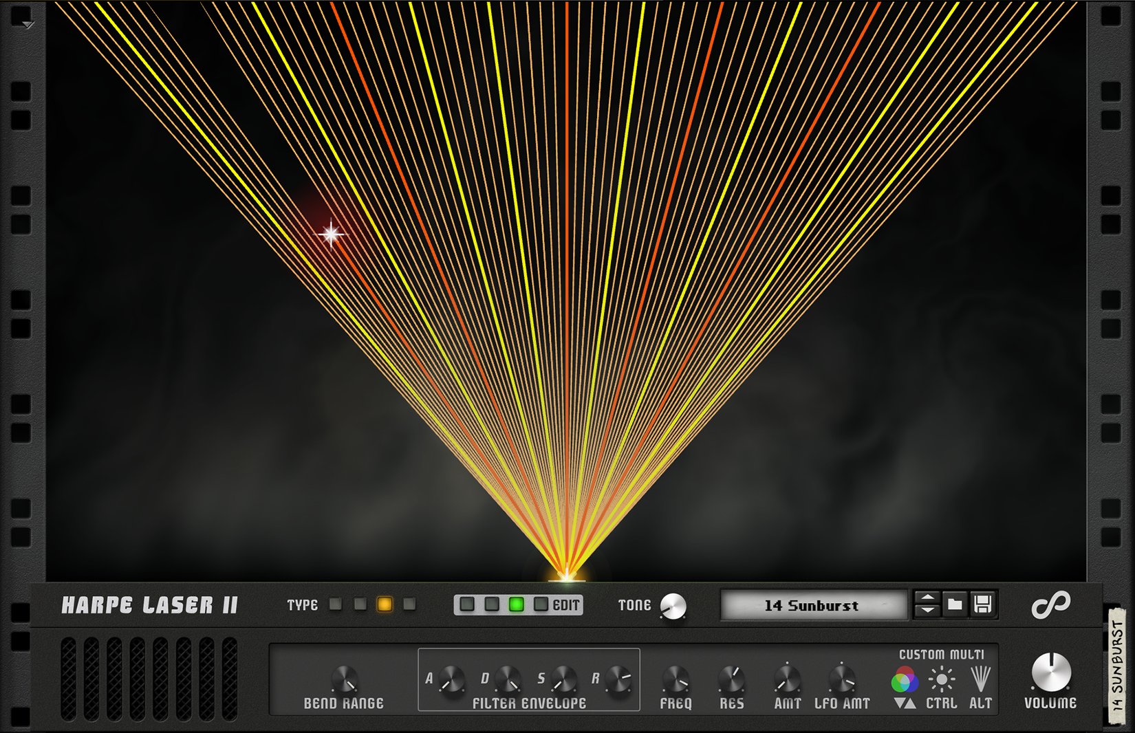 Harpe Laser II Synthesizer | Son et lumière! | Shop | Reason Studios