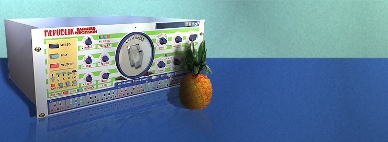 Republik Handheld Percussion | Moar Cowbell! | Shop | Reason Studios