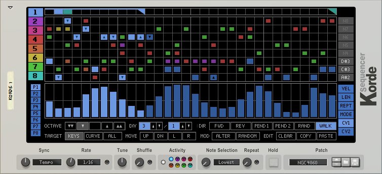 Korde Sequencer | Sequenced Arpeggiator | Shop | Reason Studios