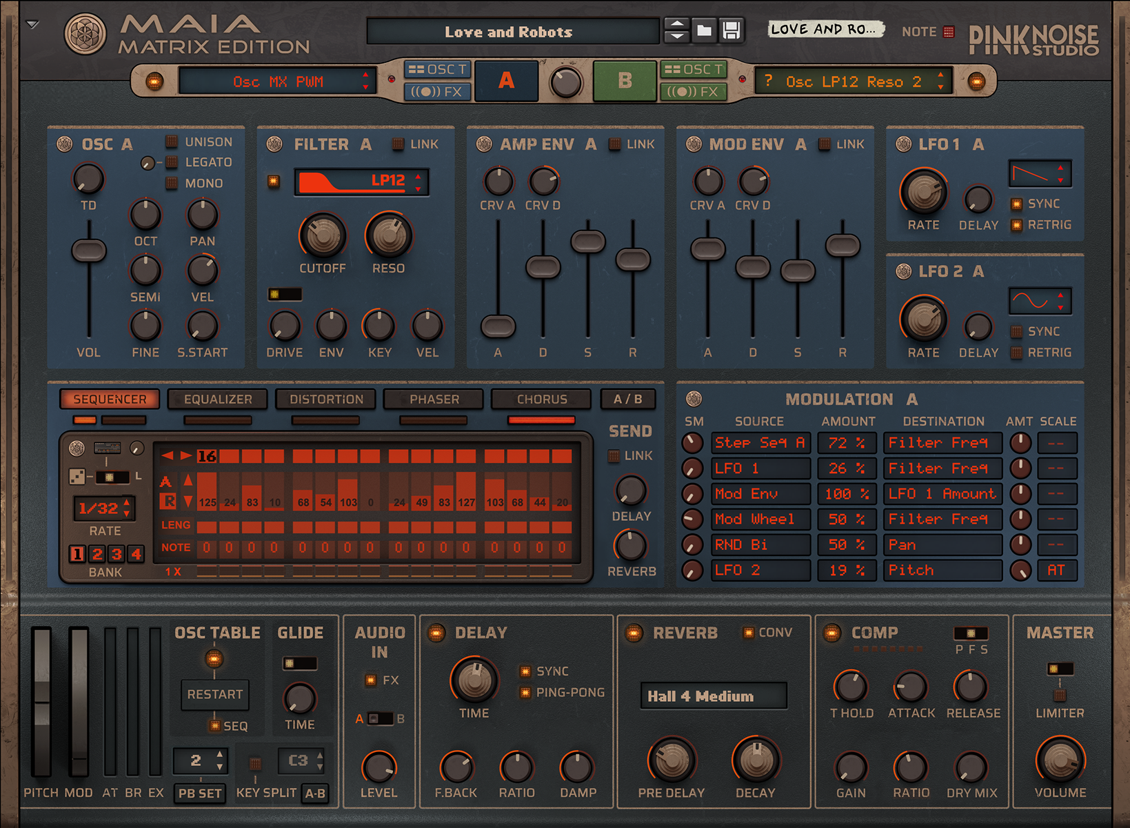 Maia Matrix Edition | Analogue Dual Synth | Shop | Reason Studios