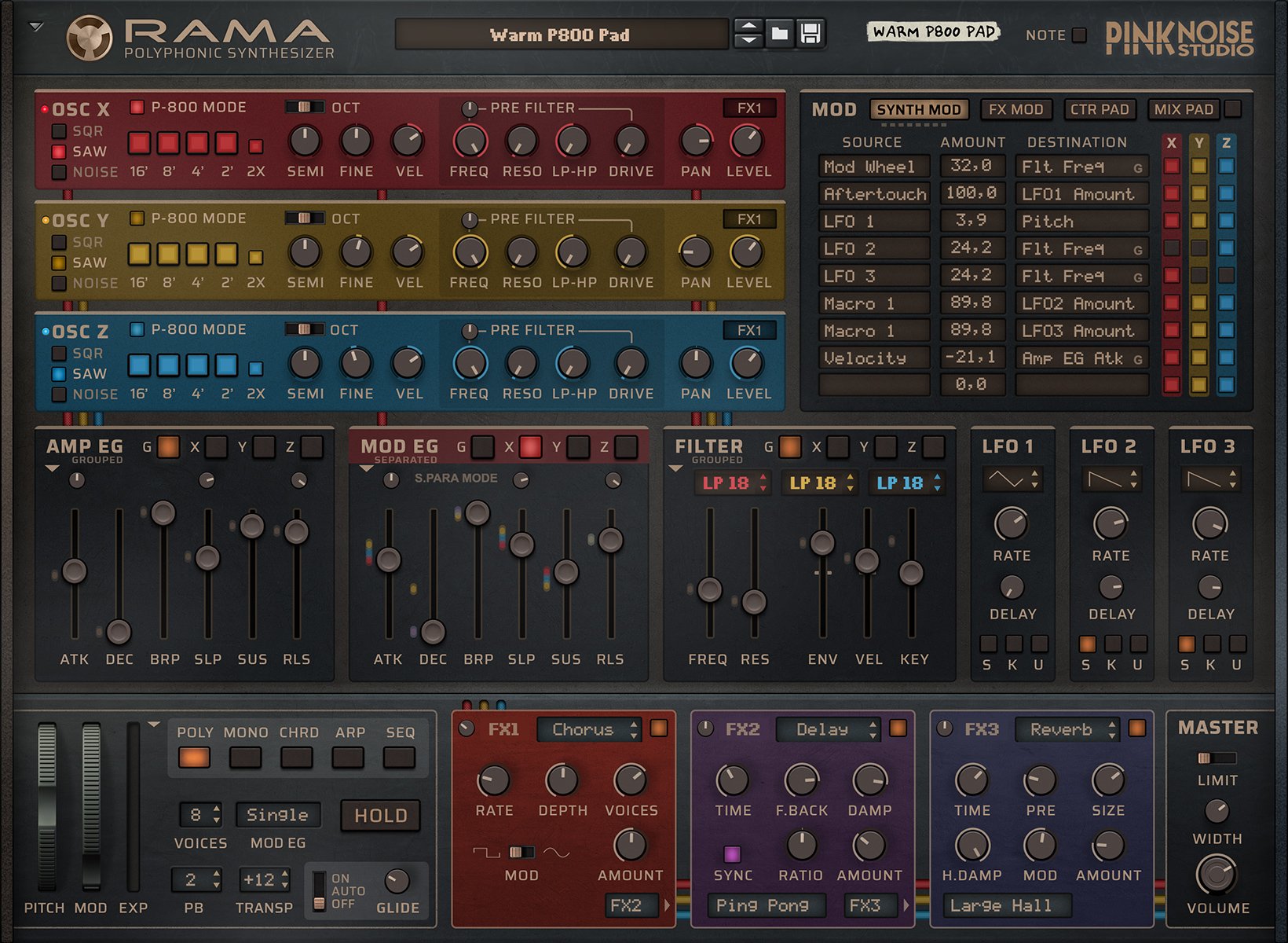 Rama Synthesizer | Triple Synthesizer | Shop | Reason Studios