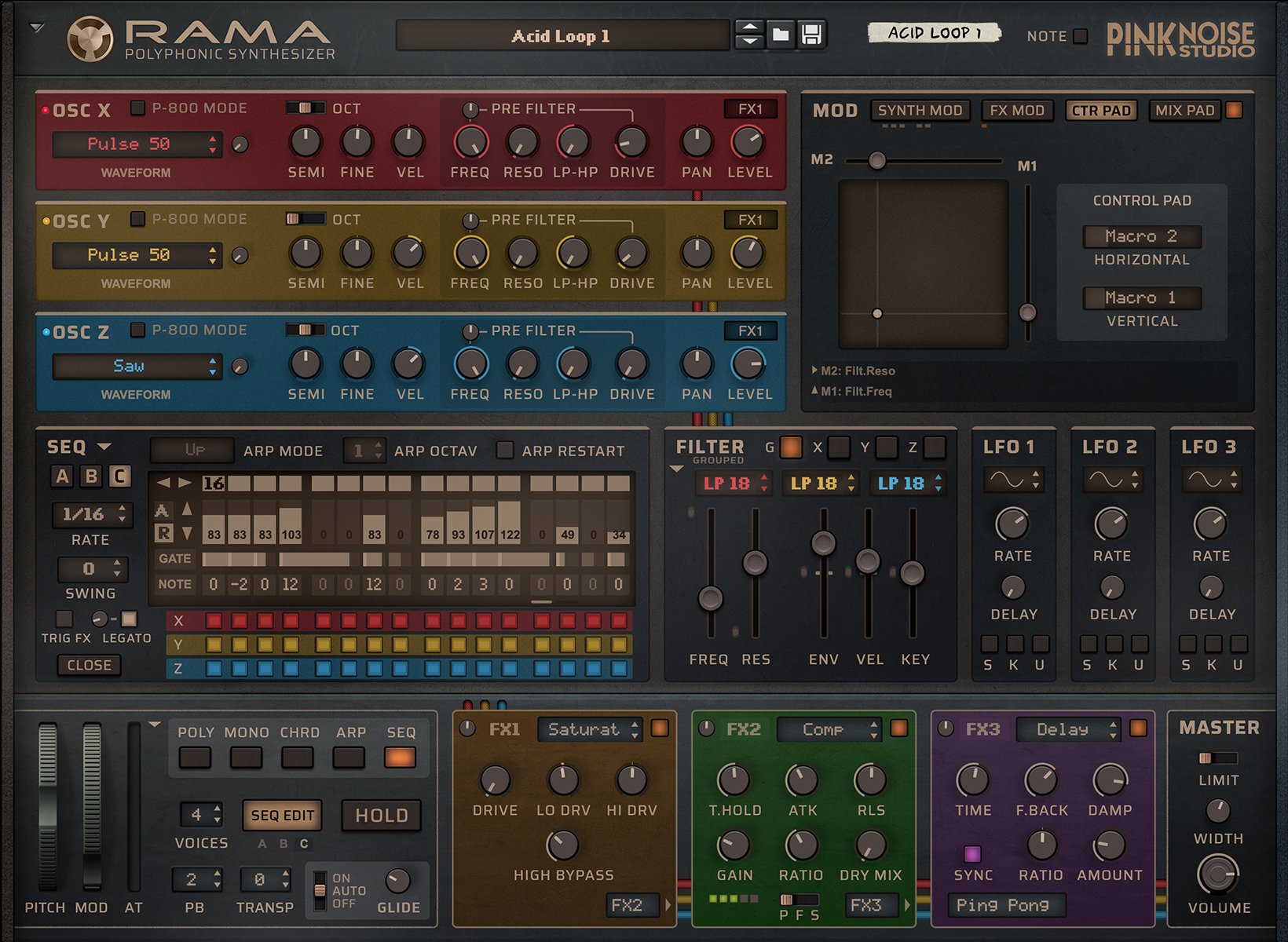 Rama Synthesizer | Triple Synthesizer | Shop | Reason Studios