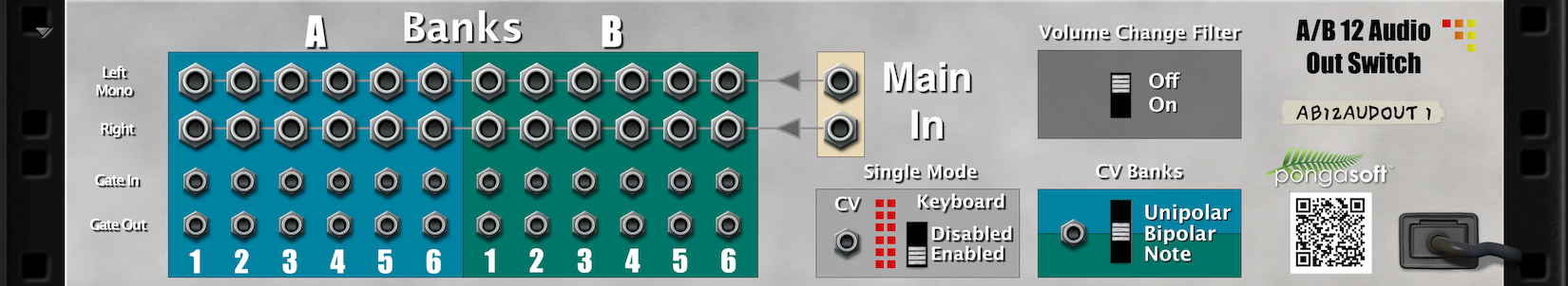A/B 12 Audio Out Switch | 1 Input / 12 Outputs | Shop | Reason Studios