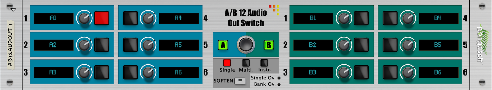 A/B 12 Audio Out Switch | 1 Input / 12 Outputs | Shop | Reason Studios
