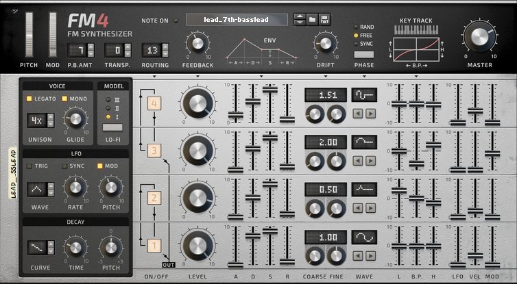 FM4 Frequency Modulation Synthesizer | Four Operator FM Synth | Shop ...