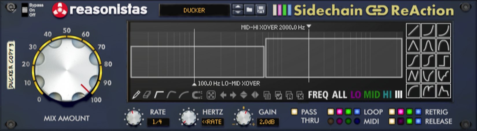 SideChain ReAction Enveloper | SideChain ReAction | Shop | Reason Studios