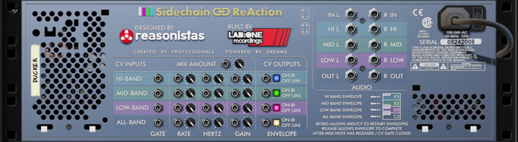 SideChain ReAction Enveloper | SideChain ReAction | Shop | Reason Studios