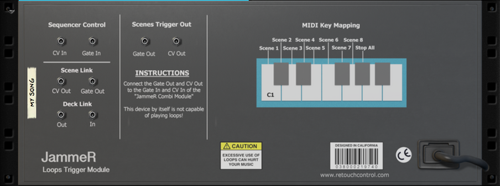JammeR Loops Trigger Module | JammeR Trigger Module | Shop | Reason Studios