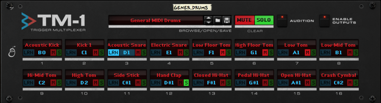 TM-1 Trigger Multiplexer | Triggers to Gate/Note | Shop | Reason Studios