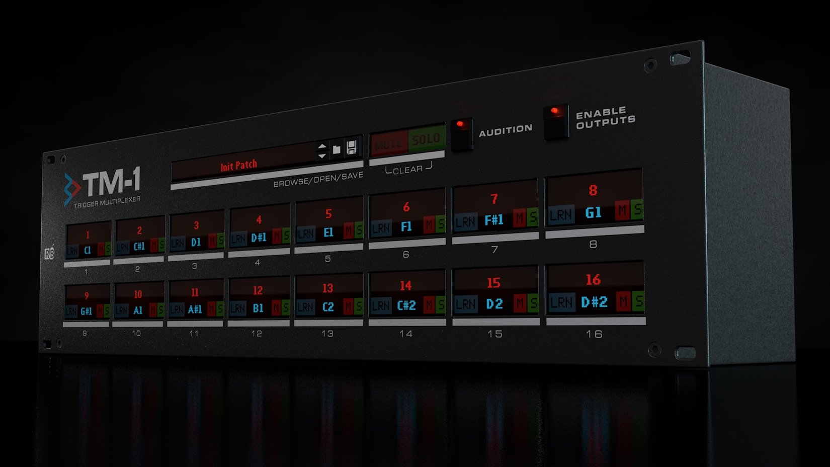 TM-1 Trigger Multiplexer | Triggers to Gate/Note | Shop | Reason Studios
