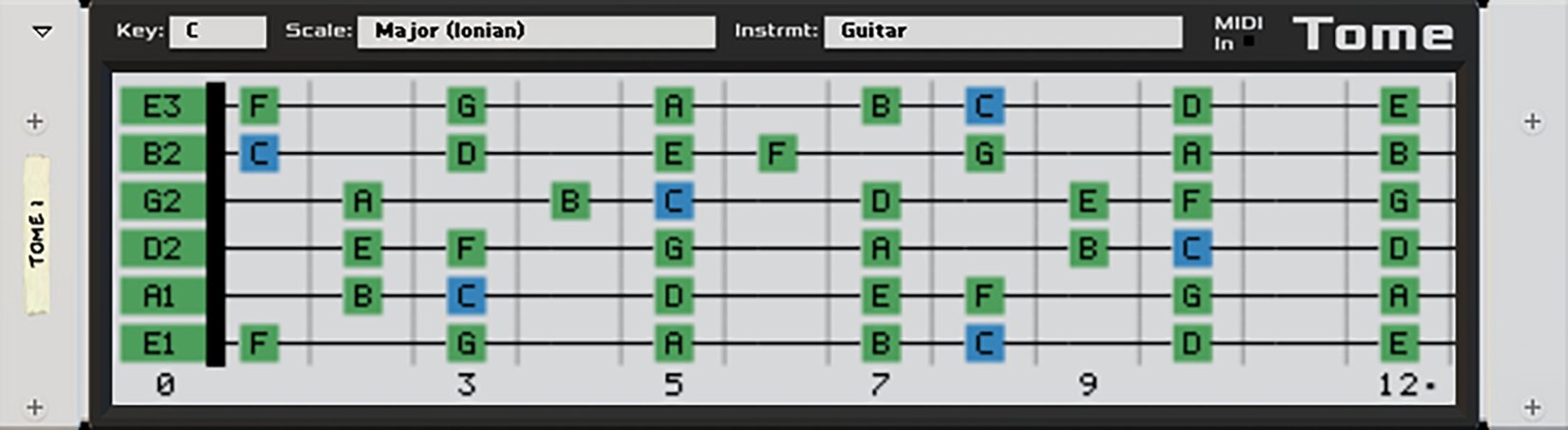Tome Scale and MIDI Visualizer | Scale/MIDI Visualizer | Shop | Reason ...