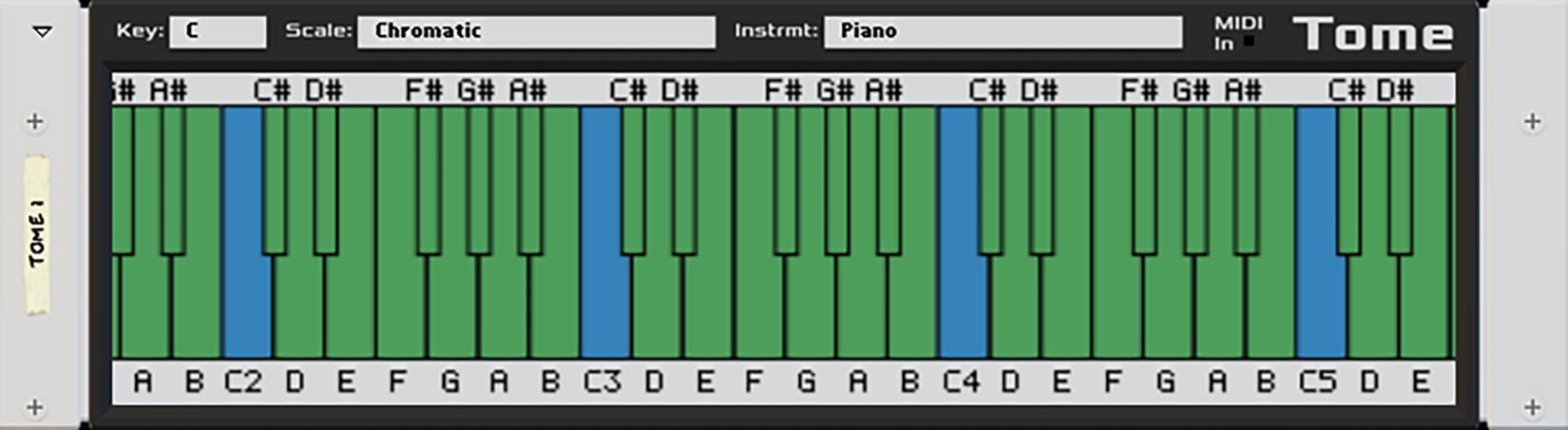 Tome Scale and MIDI Visualizer | Scale/MIDI Visualizer | Shop | Reason ...