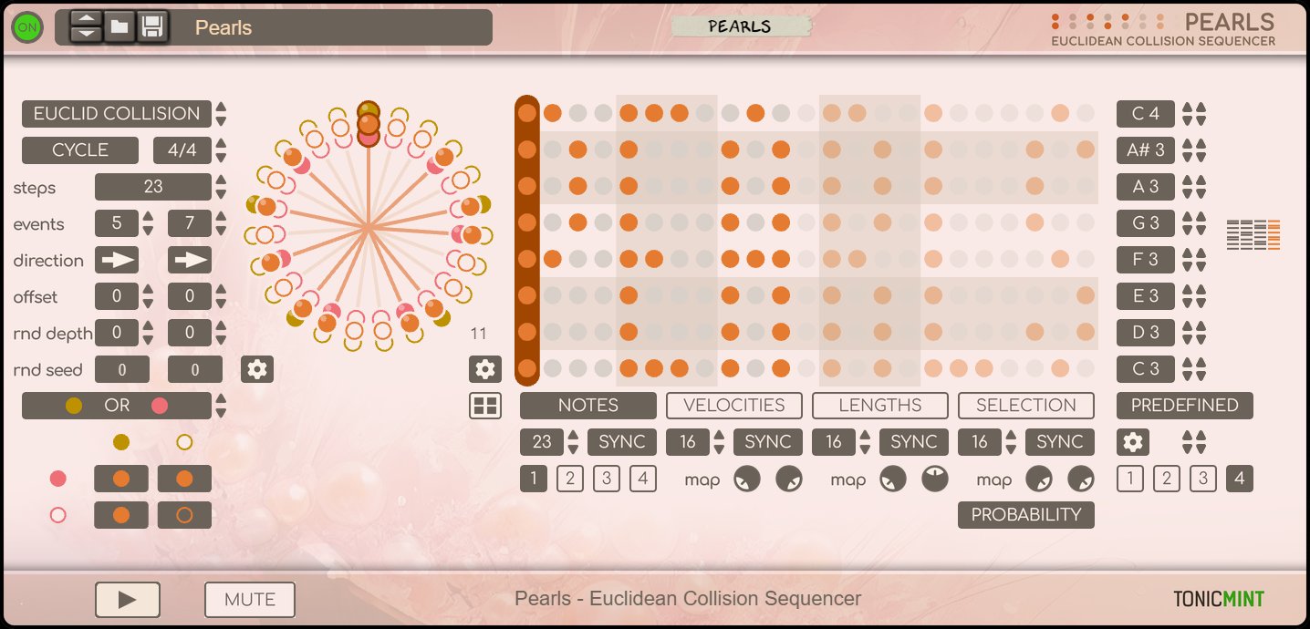 Pearls - Euclidean Collision Sequencer | Creative Player | Shop | Reason Studios