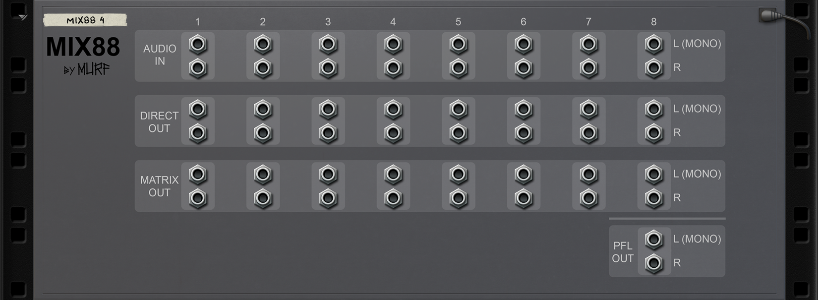 MIX88 | Stereo 8x8 MatrixMixer | Shop | Reason Studios