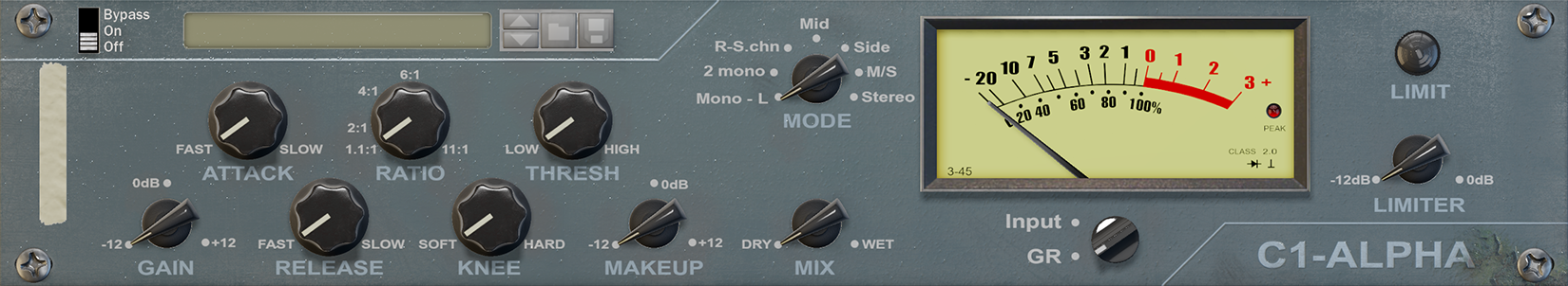 C1-Alpha Compressor | Vintage Compressor | Shop | Reason Studios