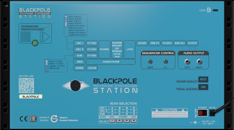 Blackpole Station Polyphonic Synthesizer | Waveform based synth | Shop ...