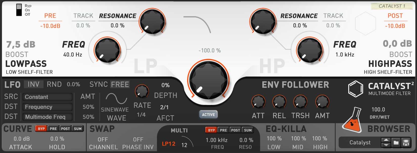 Catalyst MultiMode Filter | Hybrid Morphing Filter | Shop | Reason Studios