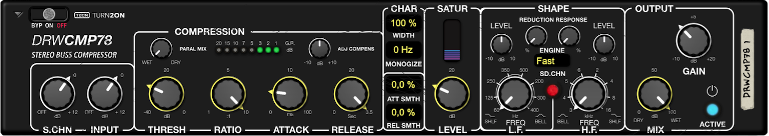 DrwCmp78 Stereo Buss Compressor | Stereo Buss Compressor | Shop ...