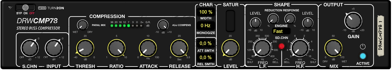 DrwCmp78 Stereo Buss Compressor | Stereo Buss Compressor | Shop ...