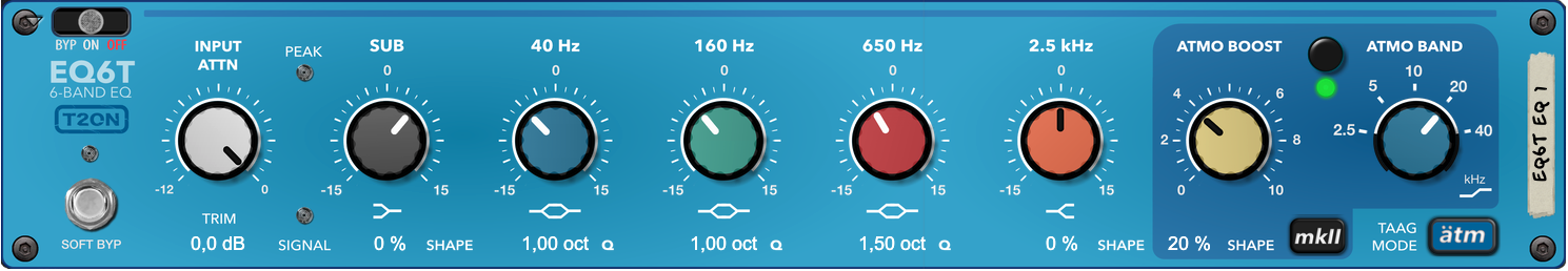 EQ6T 6-Band Equalizer | 6-band Equalizer | Shop | Reason Studios