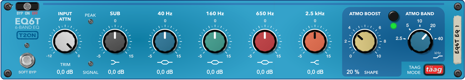 EQ6T 6-Band Equalizer | 6-band Equalizer | Shop | Reason Studios