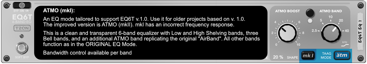 EQ6T 6-Band Equalizer | 6-band Equalizer | Shop | Reason Studios
