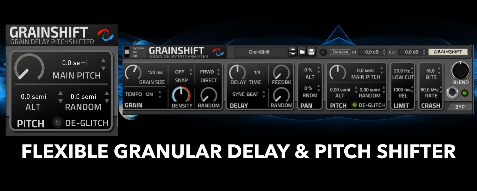 GrainShift Delay PitchShifter | Granular Pitch-Shifter | Shop | Reason ...