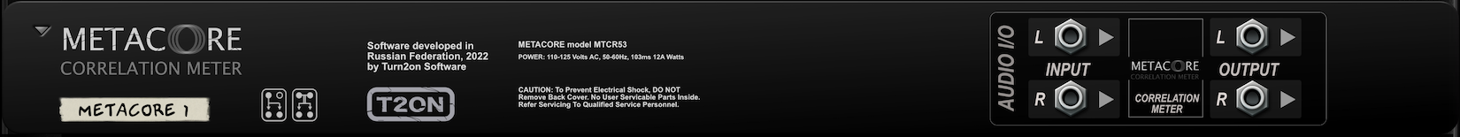 MetaCore Correlation Meter | Correlation Meter | Shop | Reason Studios