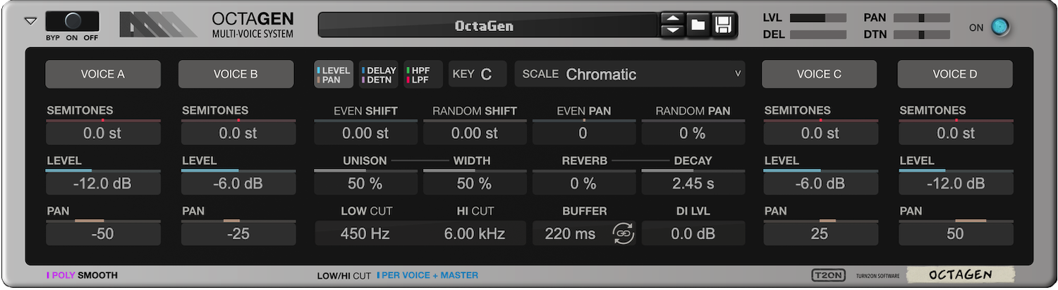 OctaGen QuadVoice System | Polyphonic Harmonizer | Shop | Reason Studios