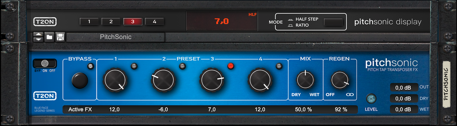 PitchSonic BlueFace Pitch Tap Transposer | Pitch Transposer | Shop ...