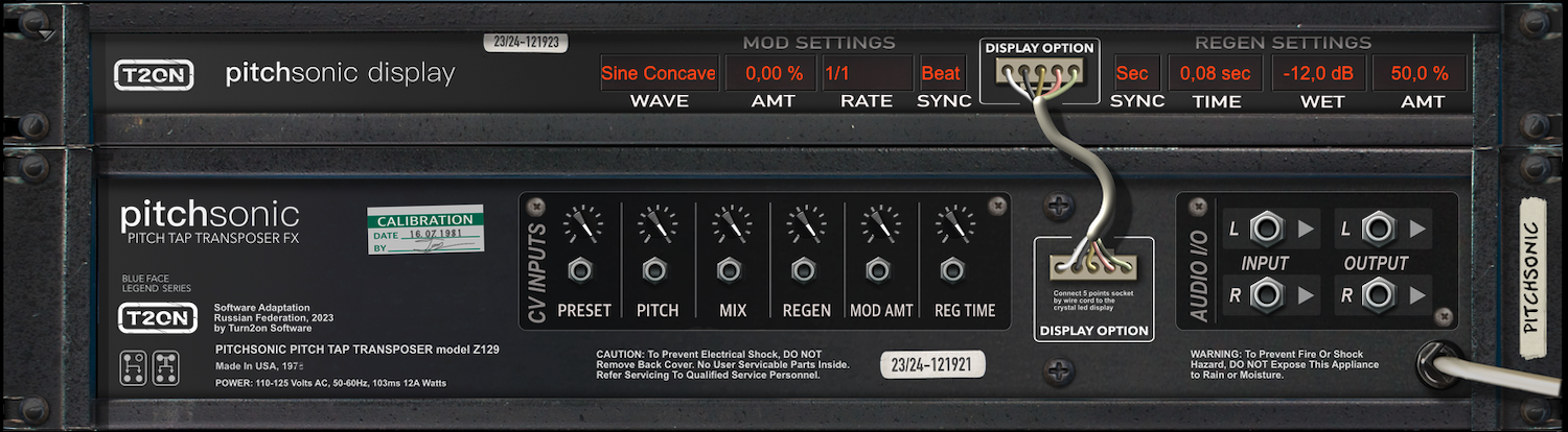 PitchSonic BlueFace Pitch Tap Transposer | Pitch Transposer | Shop ...