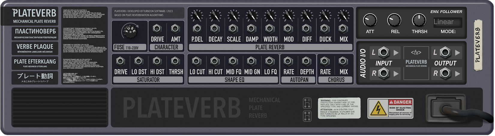 PlateVerb Mechanical Plate Reverb | Plate Reverb Legend | Shop | Reason Studios