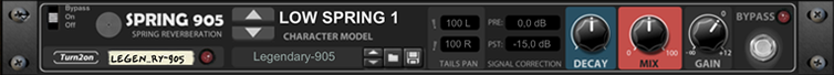 Spring 905 Reverb – Turn2on Software