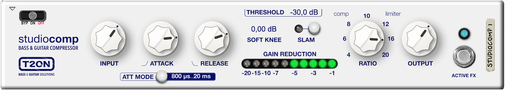 StudioComp Compressor | Classic FET Compressor | Shop | Reason Studios