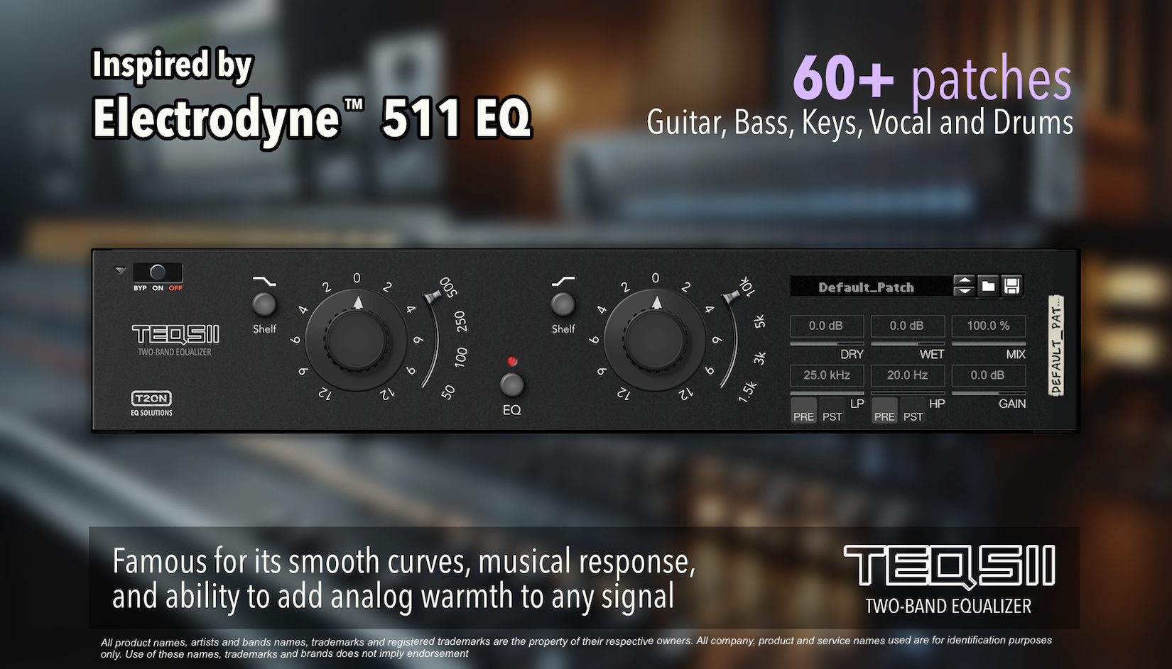 TEQ511 Equalizer | Classic Equalizer | Shop | Reason Studios