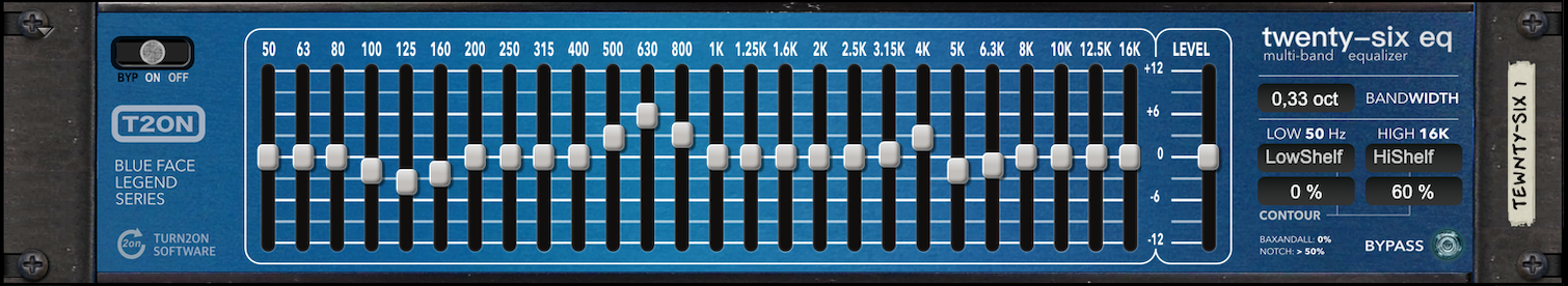 Twenty-Six Multi-Band BlueFace EQ | 26 Band Equalizer | Shop | Reason ...