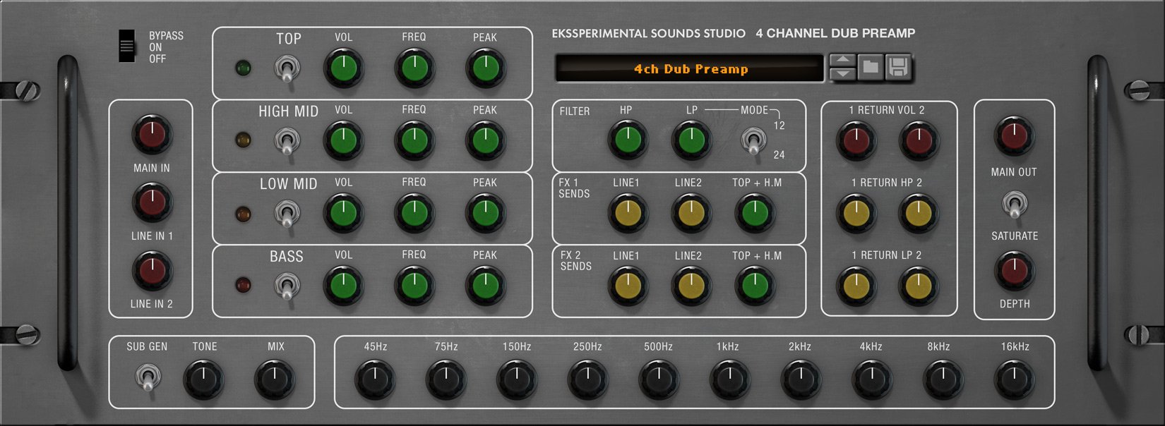 4 Channel Dub Preamp | 4 Channel Dub Preamp | Shop | Reason Studios