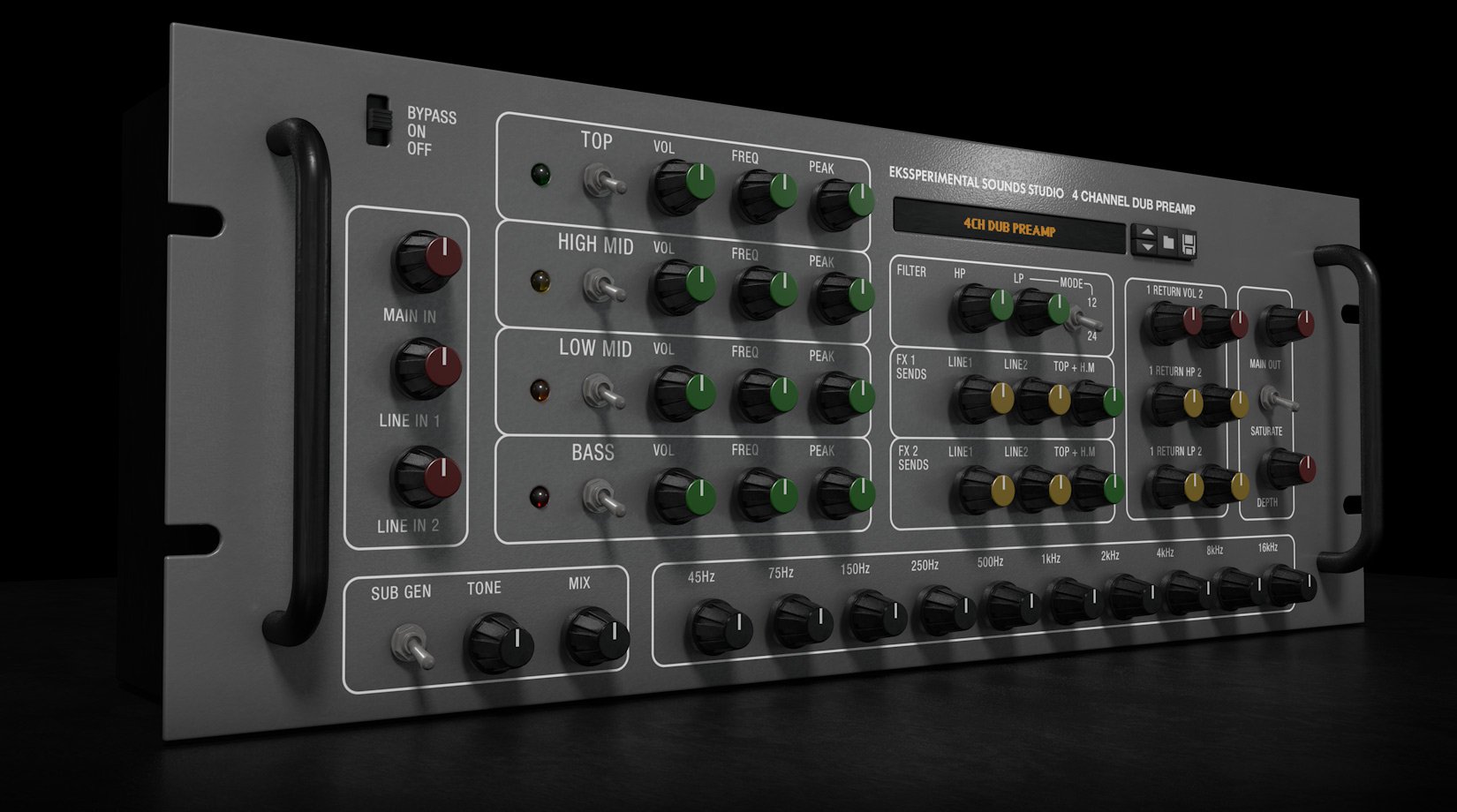 4 Channel Dub Preamp | 4 Channel Dub Preamp | Shop | Reason Studios
