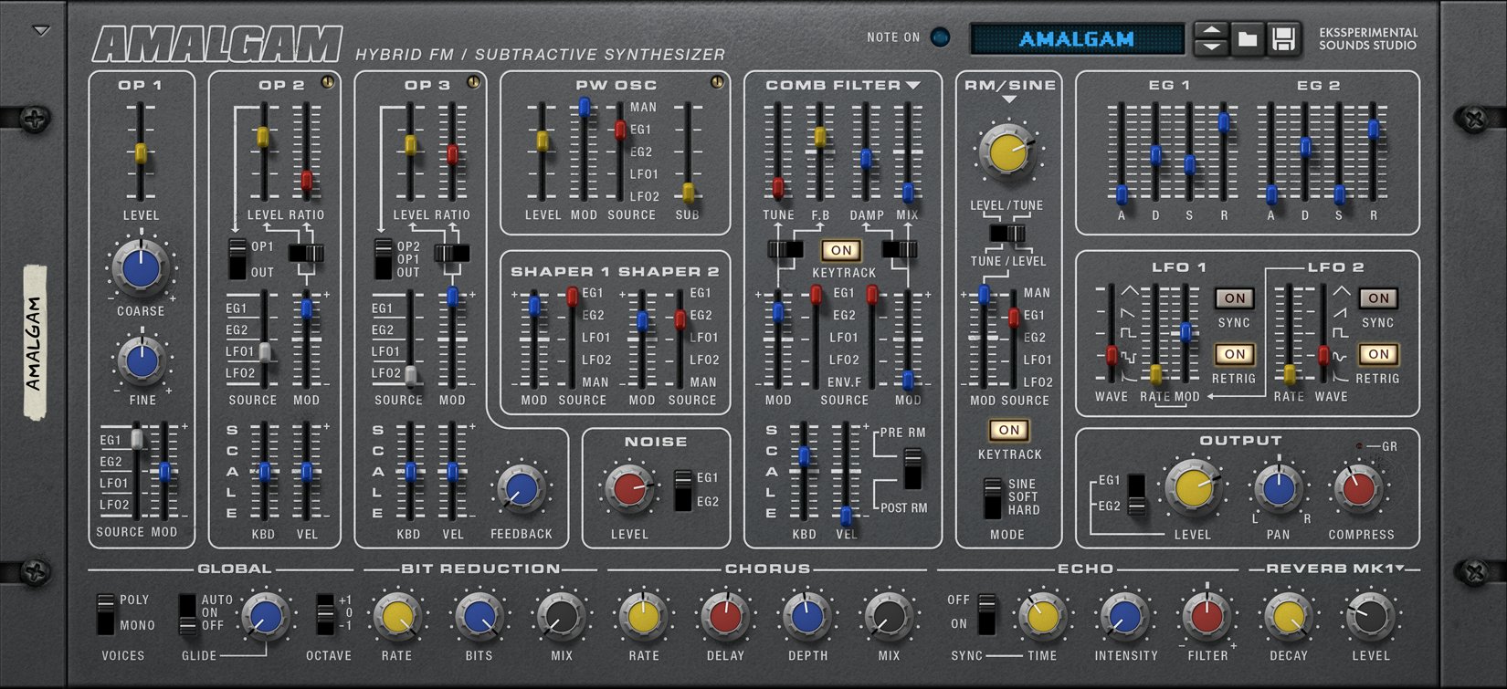 AMALGAM FM / Subtractive Synthesizer | FM / Subtractive Synth | Shop ...