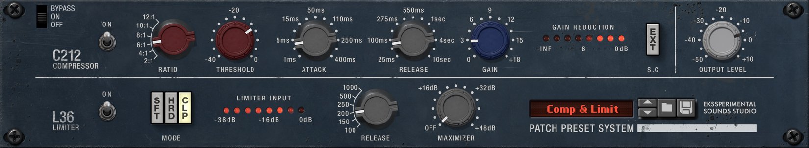 C212 Compressor & L36 Limiter | Compressor & Limiter | Shop | Reason ...