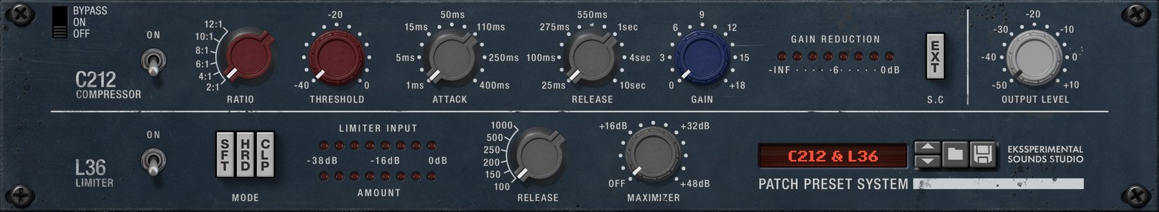 C212 Compressor & L36 Limiter | Compressor & Limiter | Shop | Reason ...